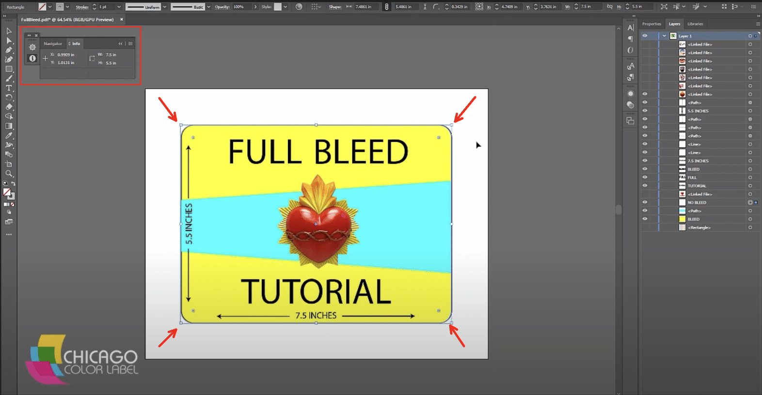 What is Full Bleed Printing? | Chicago Color Label